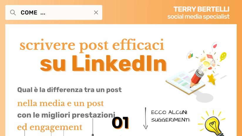 Come scrivere post efficaci su LinkedIn
