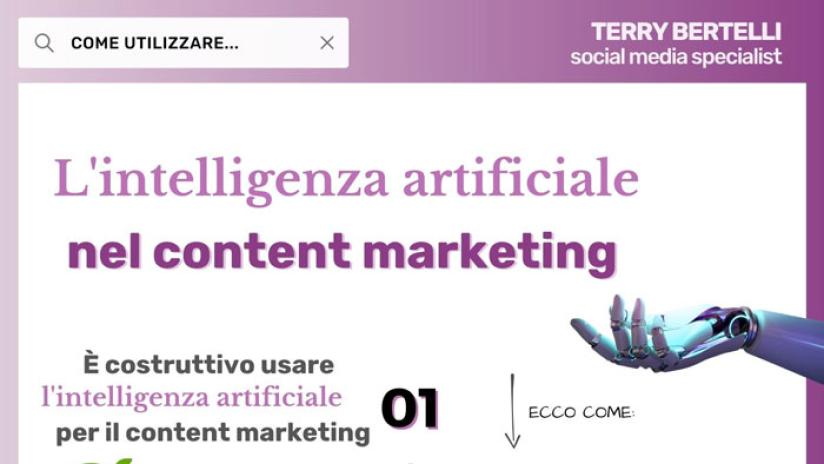 Come utilizzare l'intelligenza artificiale nel content marketing